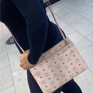 MCM | Bags | Crossbody Pouch In Visetos Original | Poshmark